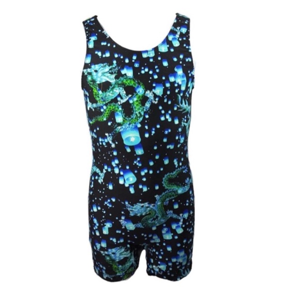 Fliptastic Leo | One Pieces | Dragon Leotard Singlet | Poshmark